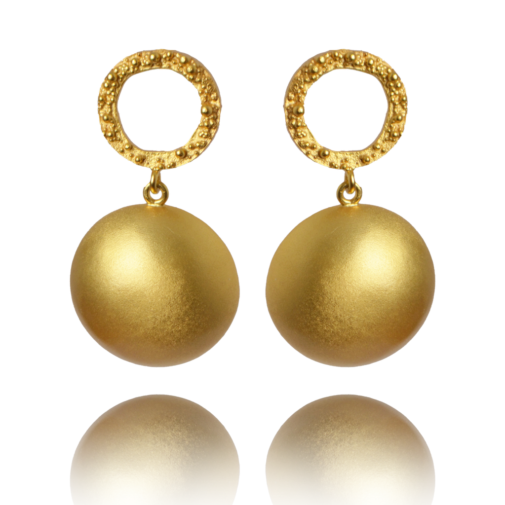 Arete Media Bola Amor Infinito | Clia Joyas